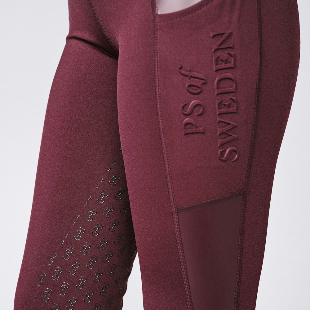 PS of Sweden Cindy riding tights - Wine | PS of Sweden | imperial ...